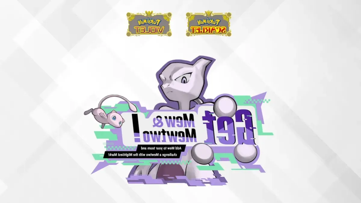 Pokemon Scarlet and Violet Mew Code and Mewtwo Tera Raid Shared - Game ...