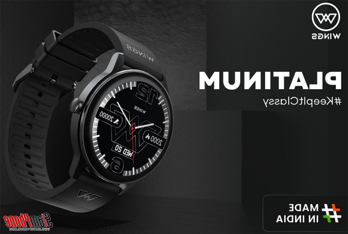 Wings Platinum, a budget smartwatch. Functions with hundreds of baht of ...